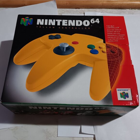 Nintendo | Video Games & Consoles | Box Only Yellow N64 Controller ...